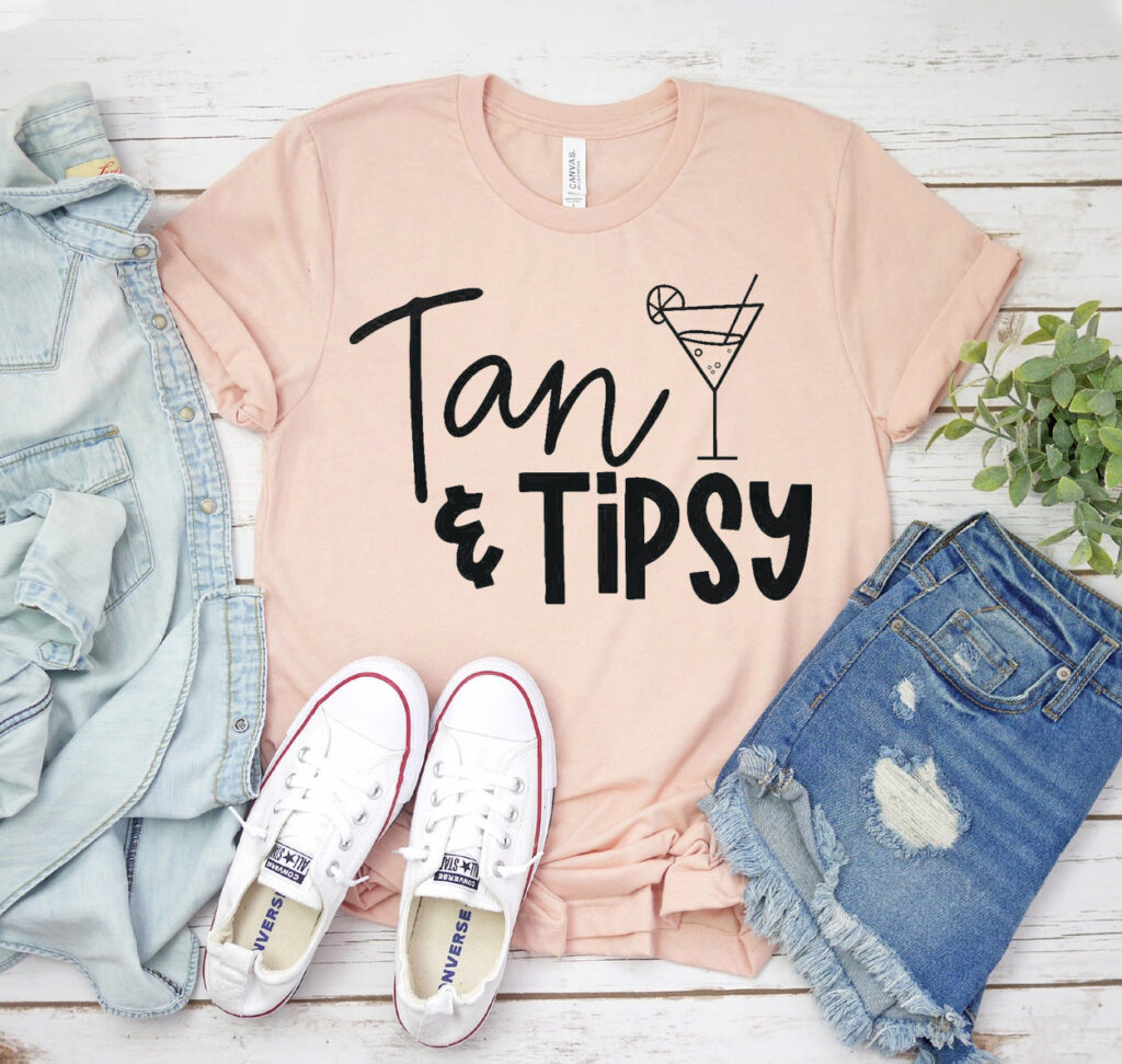 Tan And Tipsy T-shirt – Printliss